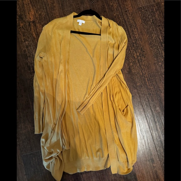 Sweaters | Yellow Long Cardigan | Poshmark